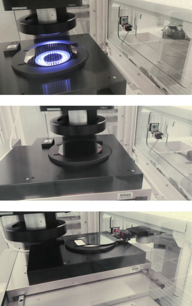 Automatic video inspection of semiconductor wafers accelerates quality ...