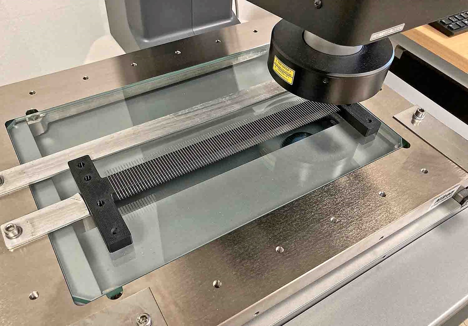 Video measuring machine doubles the performance of quality control of a ...